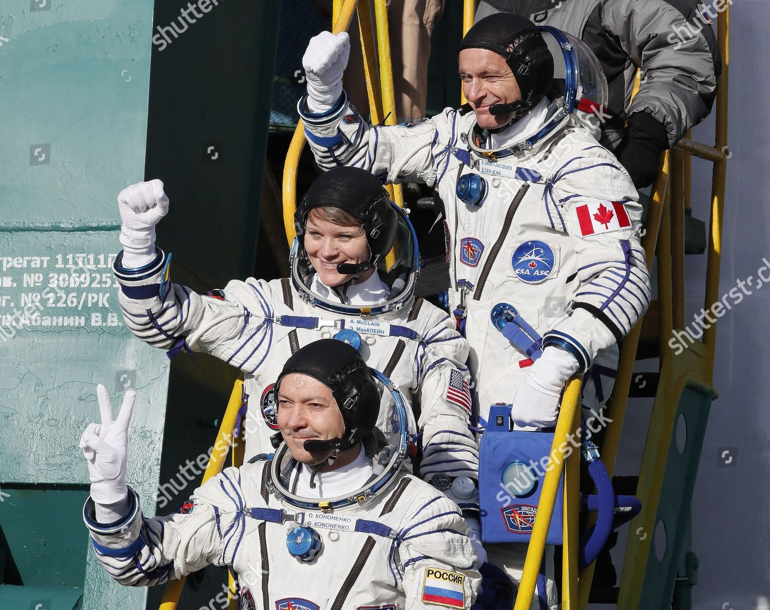 International Space Station Iss Crew Members Editorial Stock Photo ...
