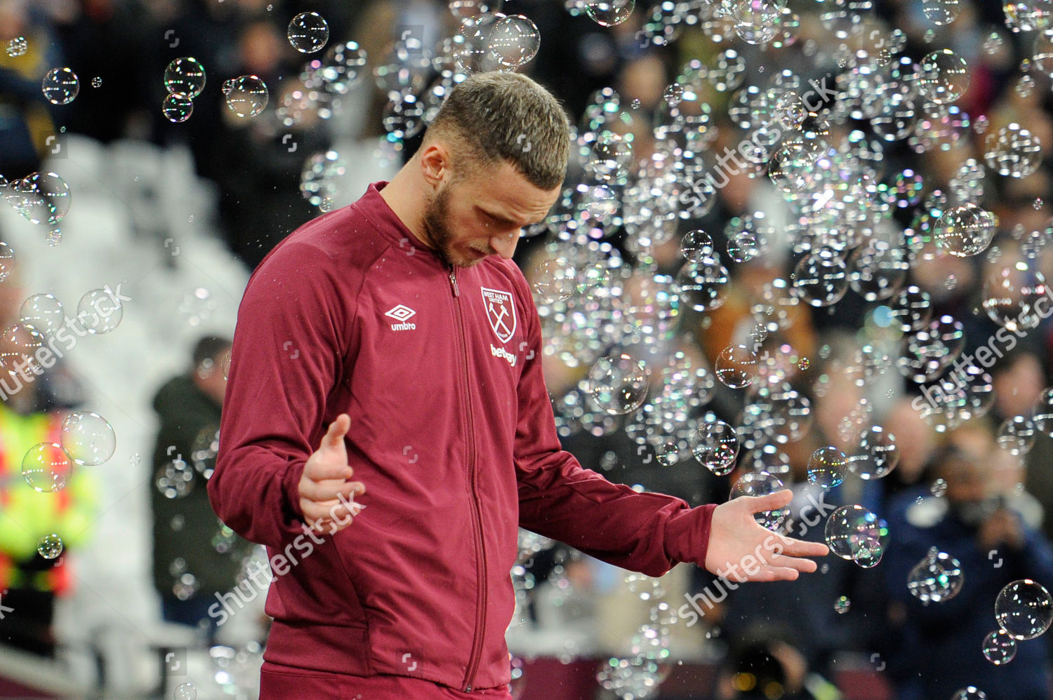 Marko Arnautovic West Ham United Prior Editorial Stock Photo - Stock ...