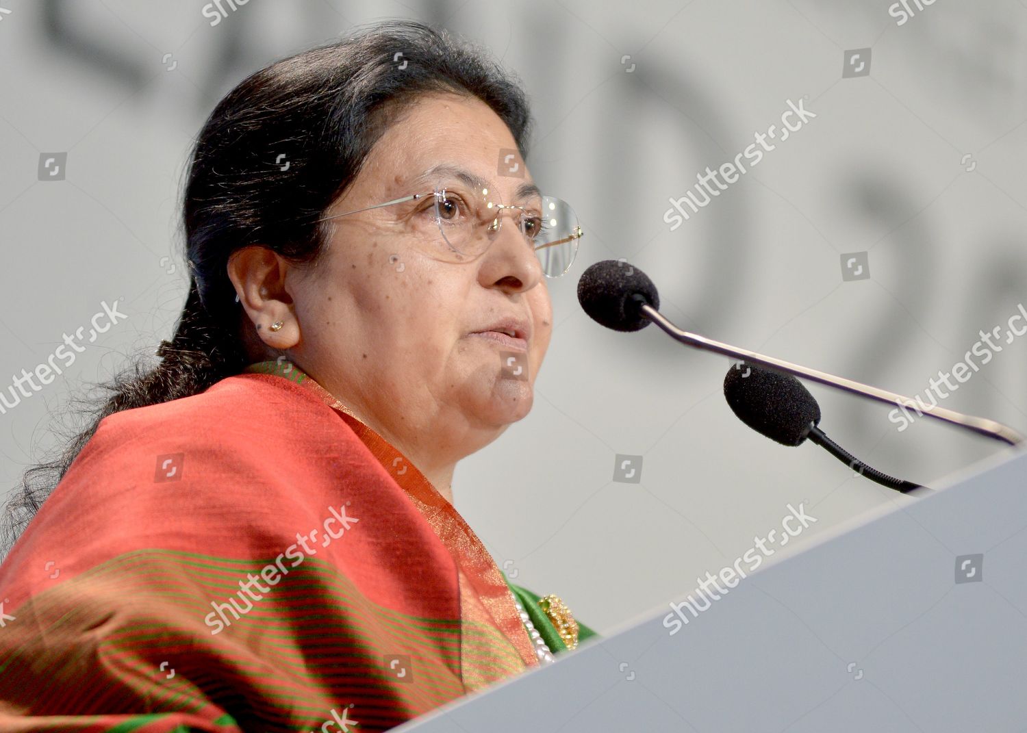 Bidhya Devi Bhandari President Nepal Editorial Stock Photo - Stock ...