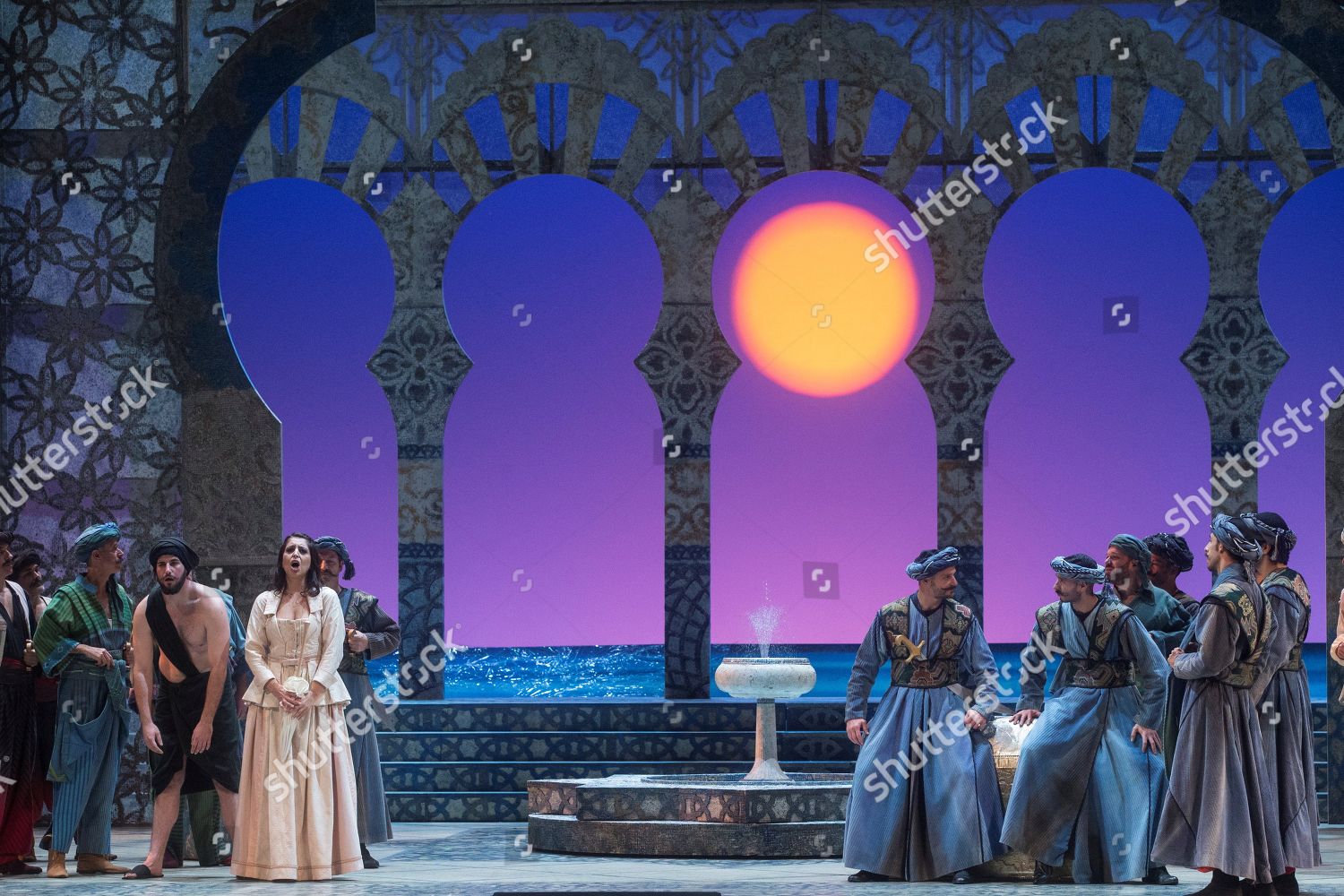 Actors Perform During Rehearsal Opera Litaliana Editorial Stock Photo ...