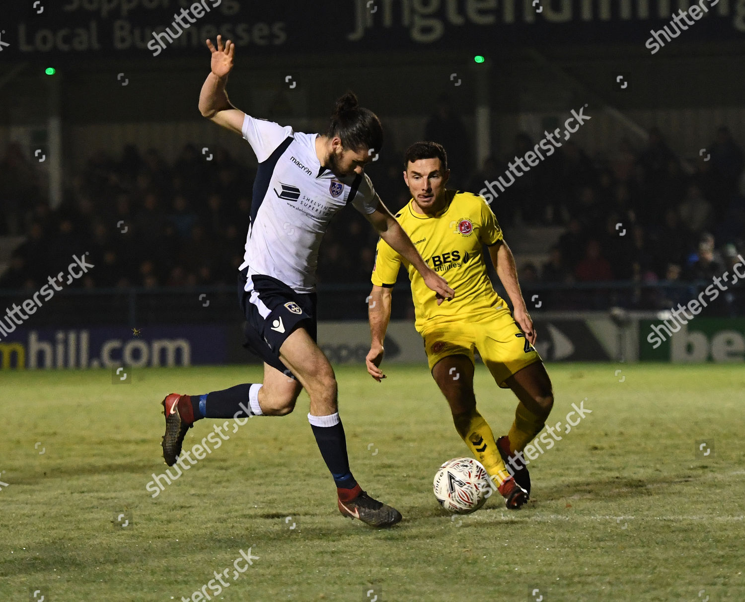 Alex Purver Guiseley Has Chance On Editorial Stock Photo - Stock Image ...