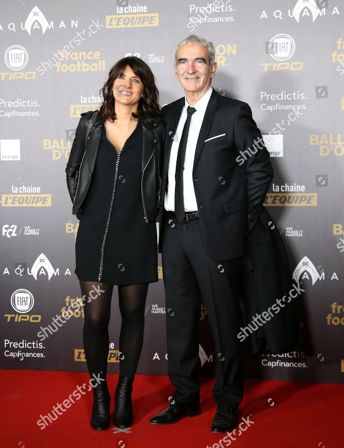 Raymond Domenech Wife Estelle Denis Editorial Stock Photo - Stock Image ...