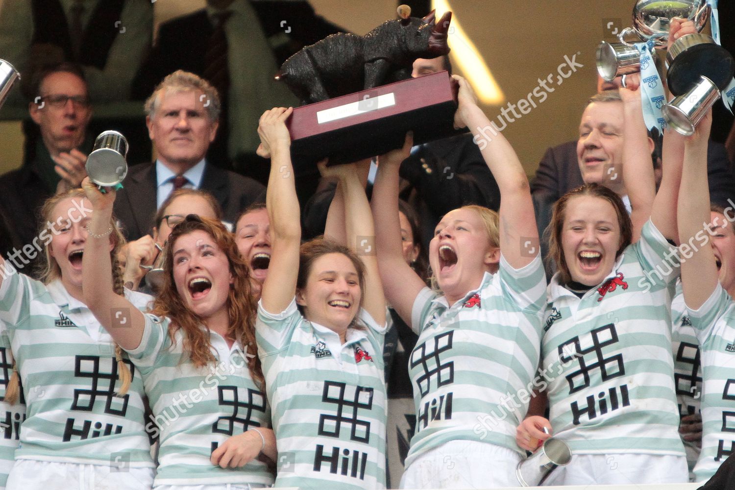 Captain Kate Marks Cambridge Lifts Trophy Editorial Stock Photo - Stock ...
