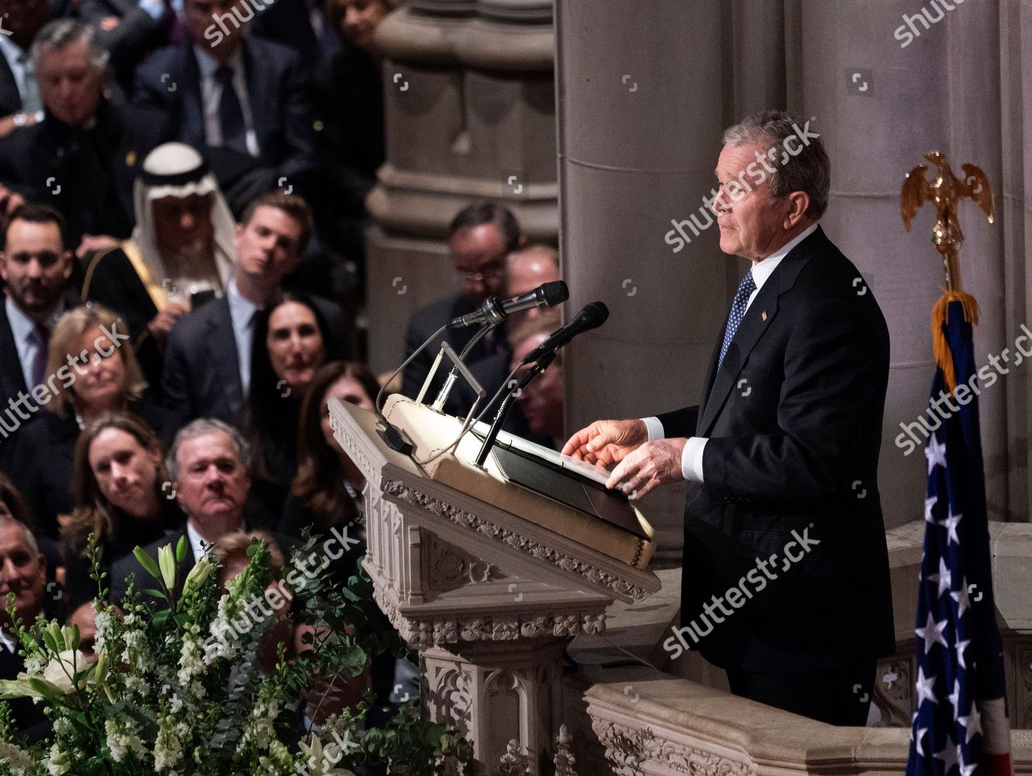 Former President George W Bush Provides Editorial Stock Photo - Stock ...