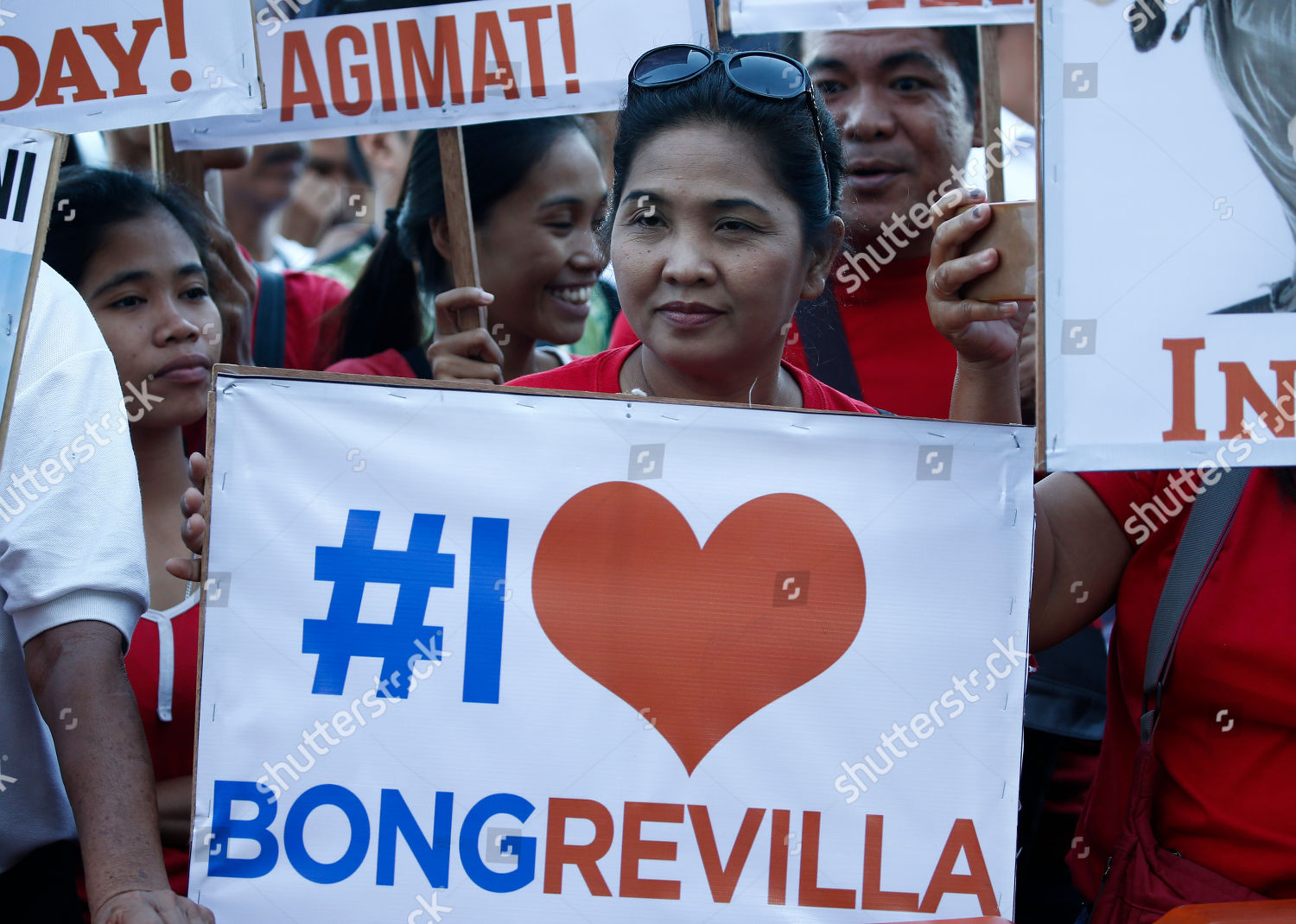 Supporter Filipino Actor Former Philippine Senator Editorial Stock ...