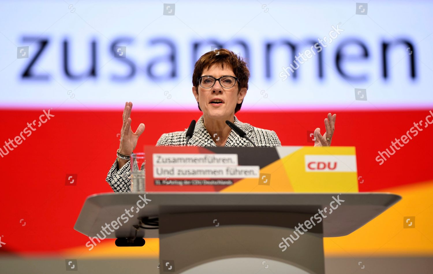 Candidate Leadership German Christian Democratic Union Editorial Stock ...