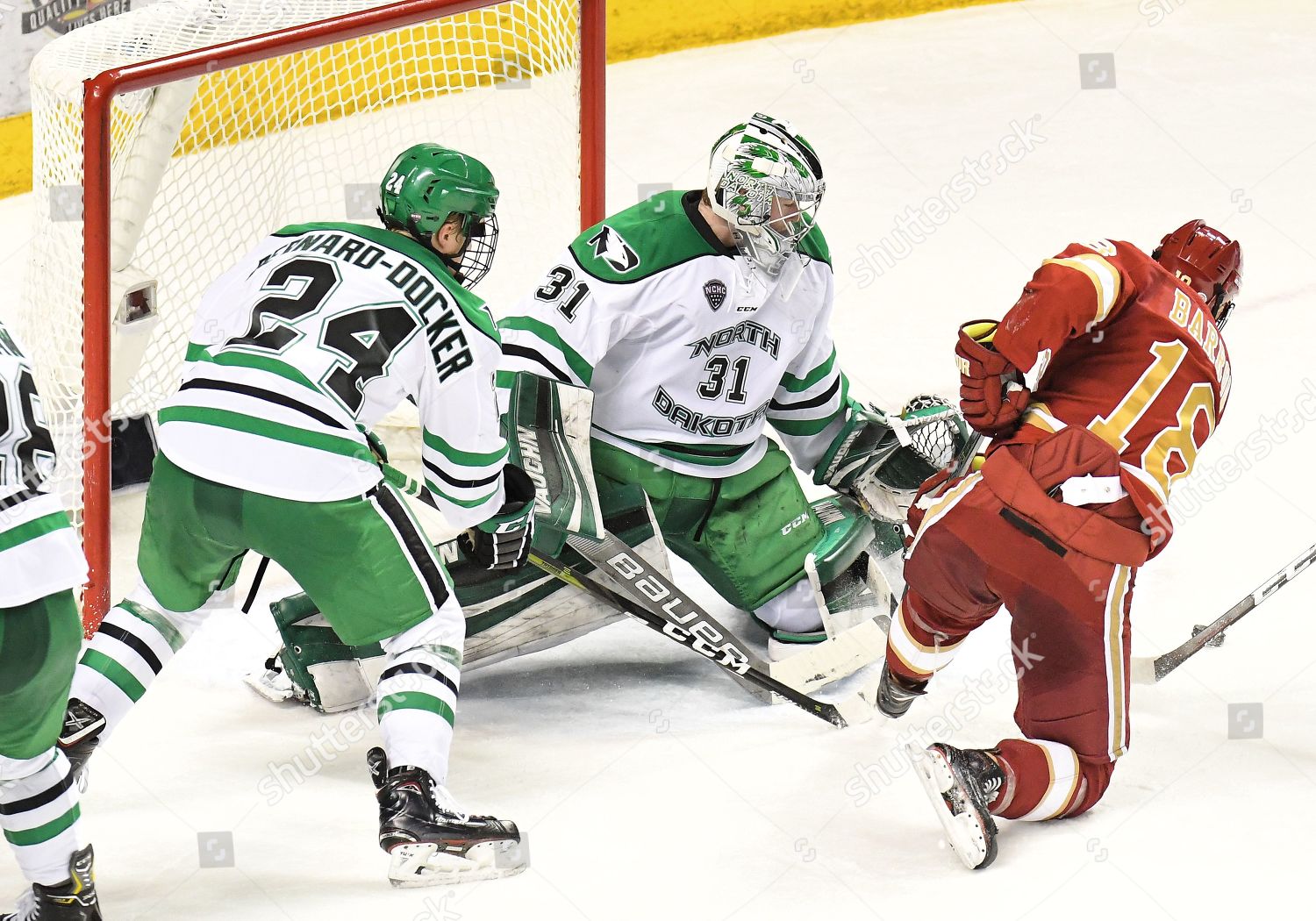 Denver Pioneers Forward Ryan Barrow 18 Editorial Stock Photo - Stock ...