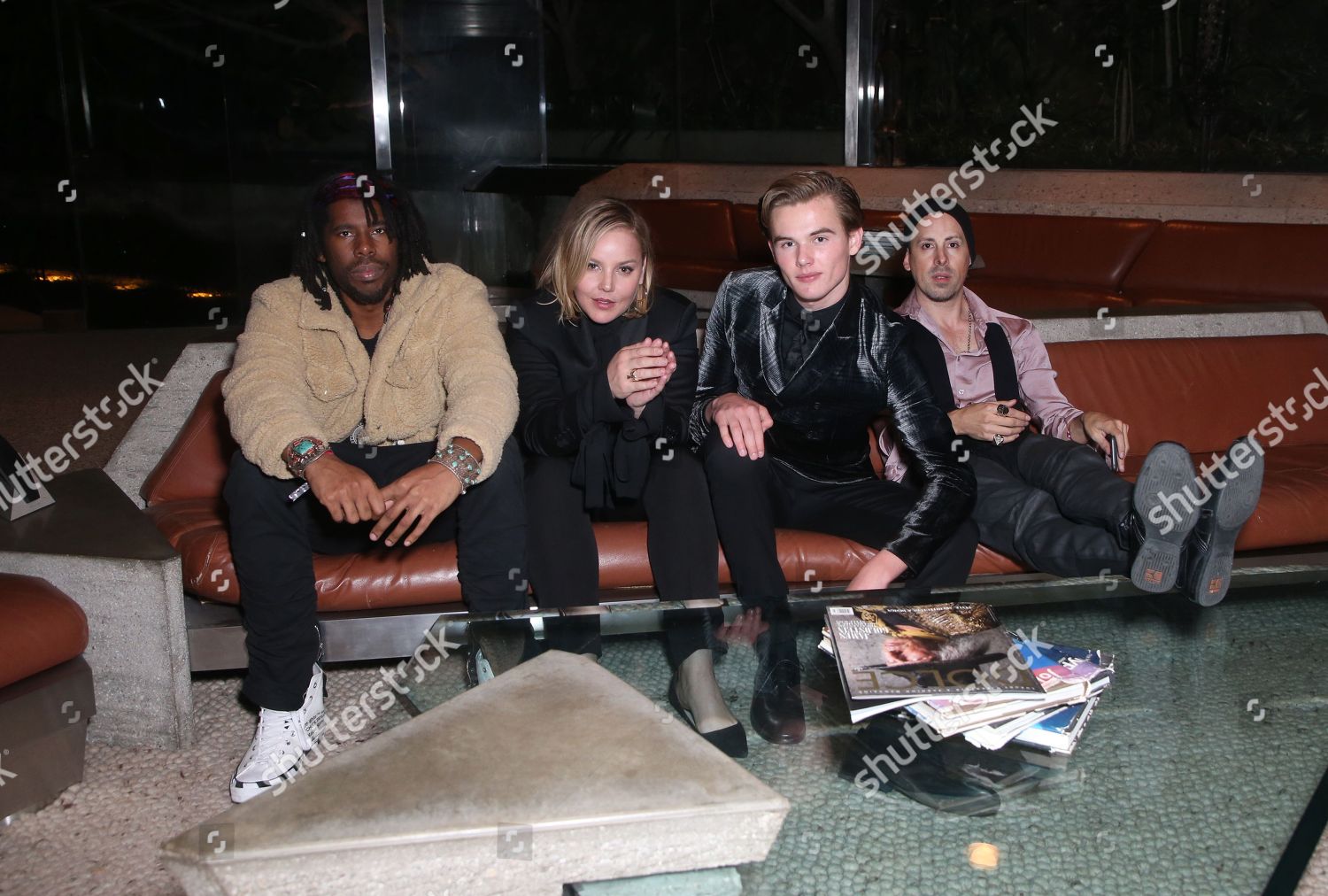 Flying Lotus Abbie Cornish Garrett Wareing Editorial Stock Photo ...