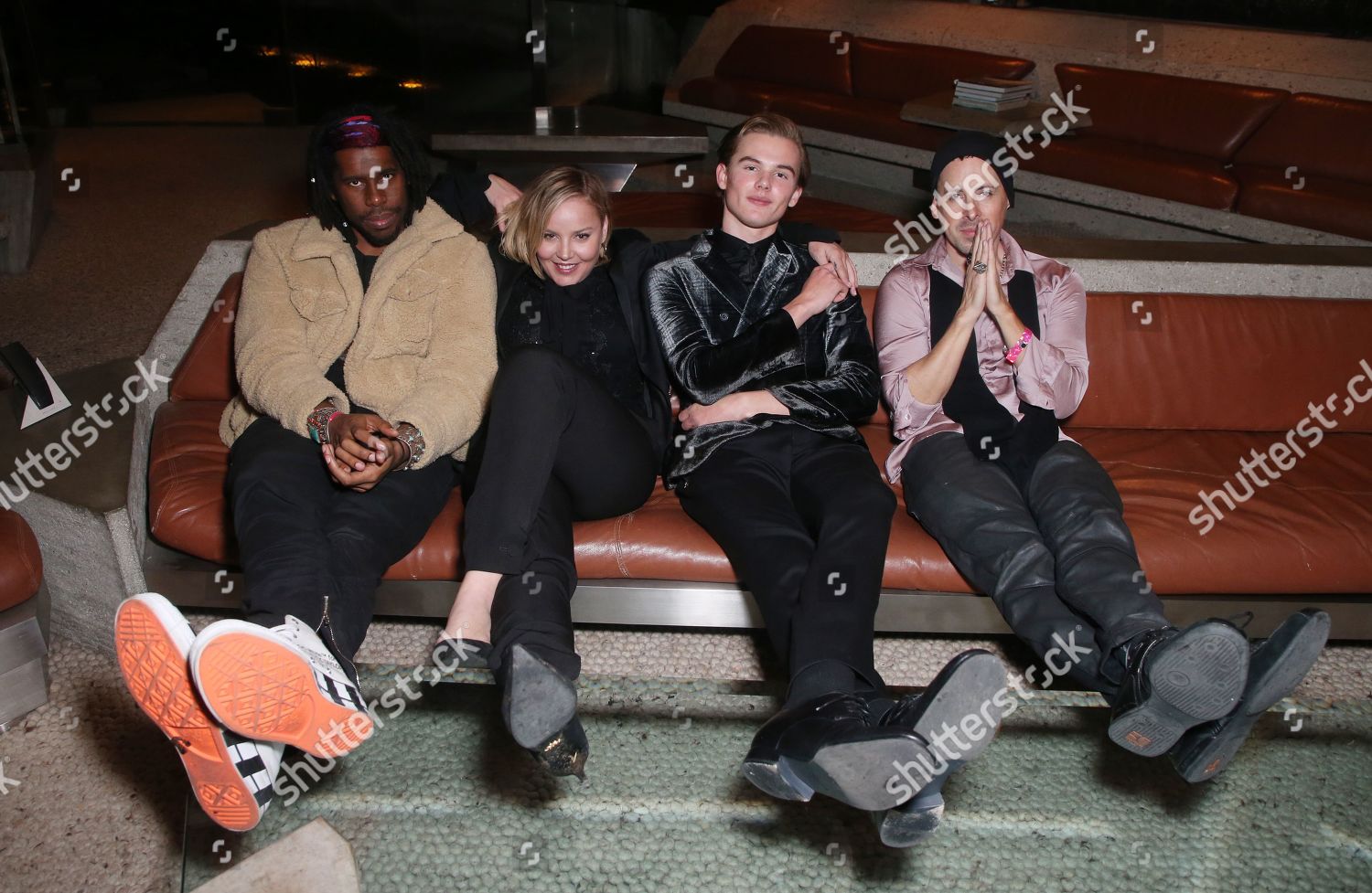 Flying Lotus Abbie Cornish Garrett Wareing Editorial Stock Photo ...