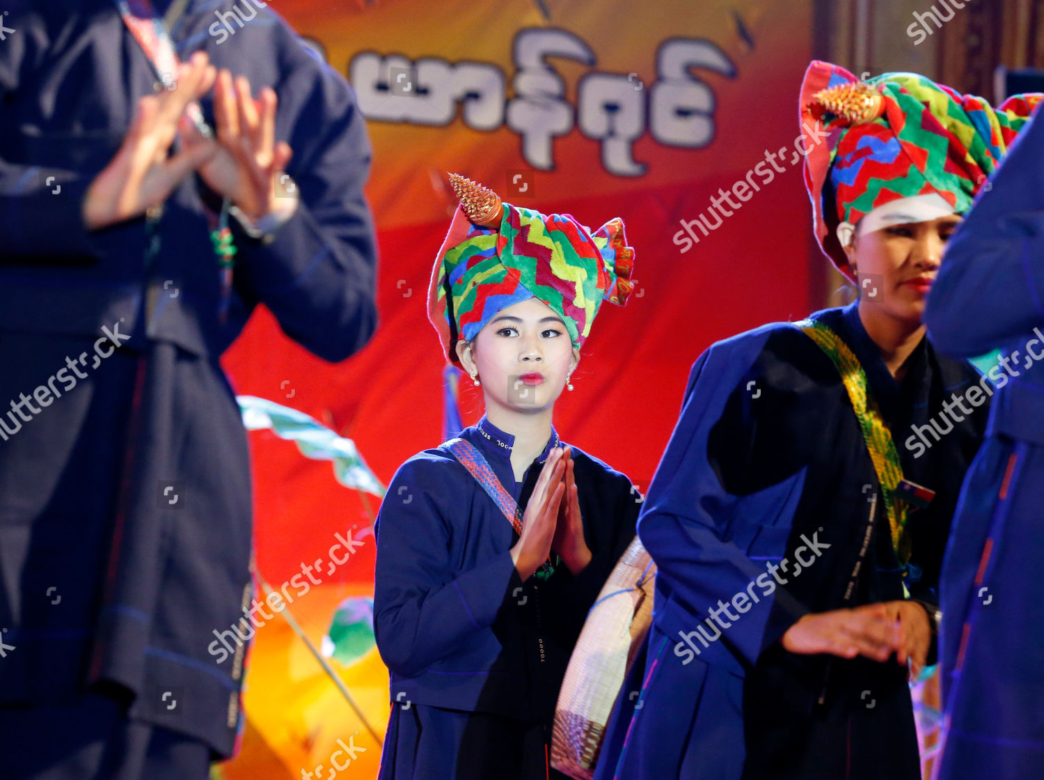 Taang Palaung Ethnic Women Traditional Dress Editorial Stock Photo ...
