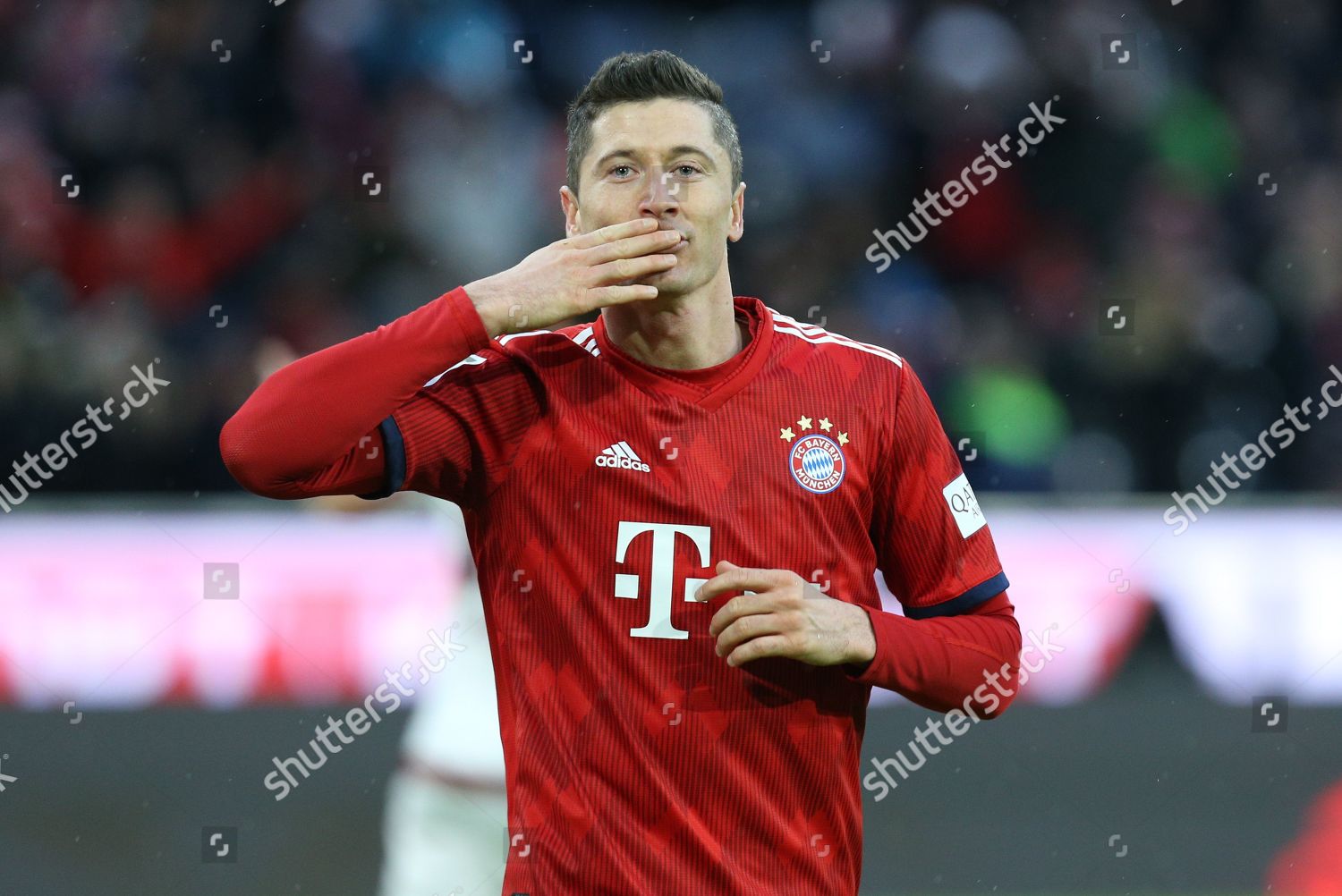 Robert Lewandowski 9 Fc Bayern Muenchen Editorial Stock Photo - Stock ...