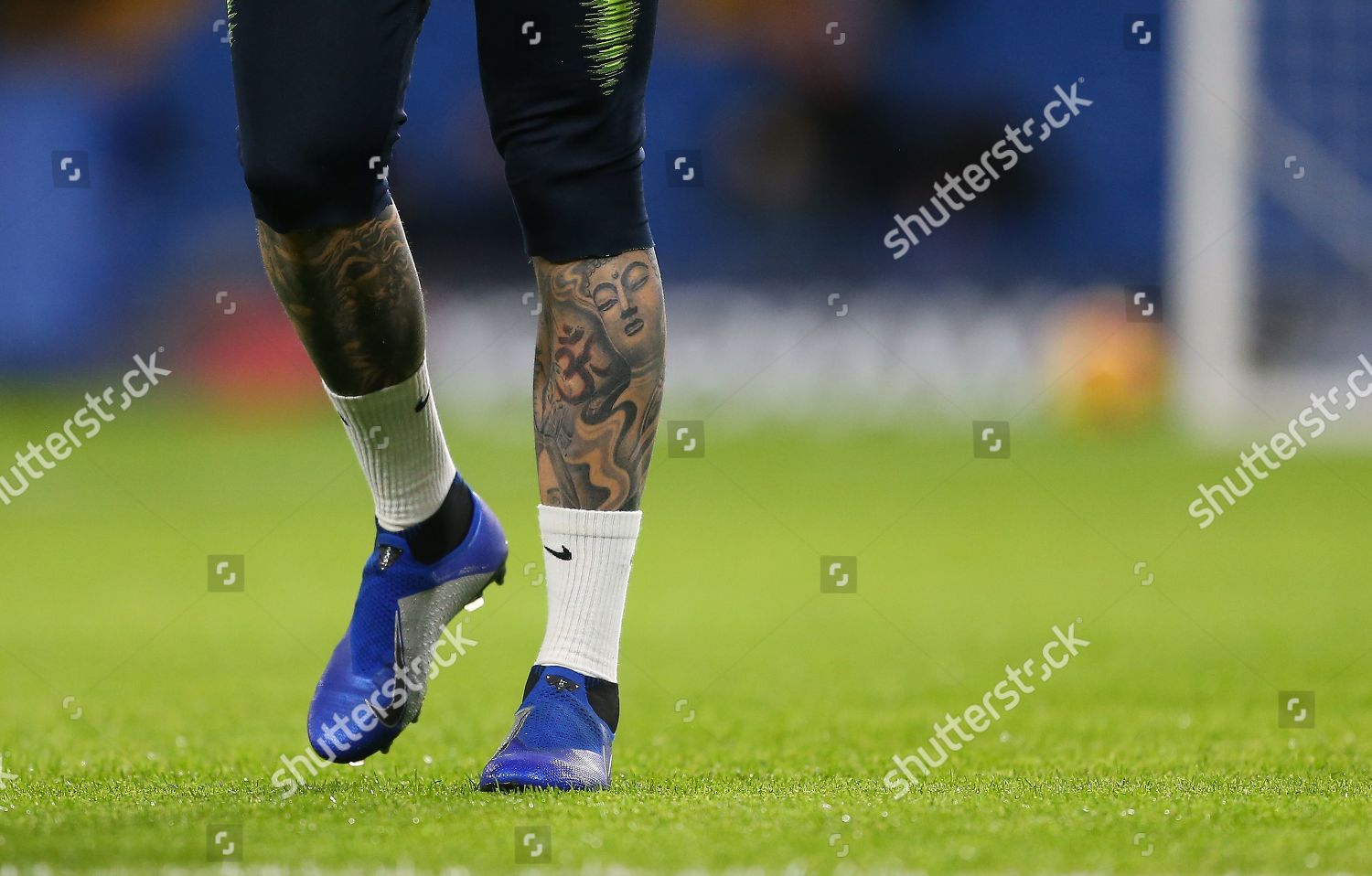 Tattoos On Legs Ederson Manchester City Editorial Stock Photo - Stock ...