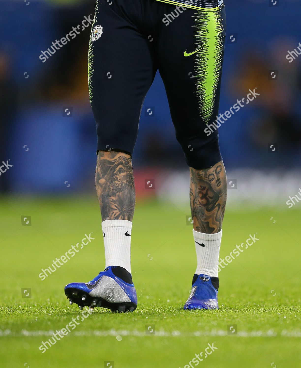 Tattoos On Legs Ederson Manchester City Editorial Stock Photo - Stock ...