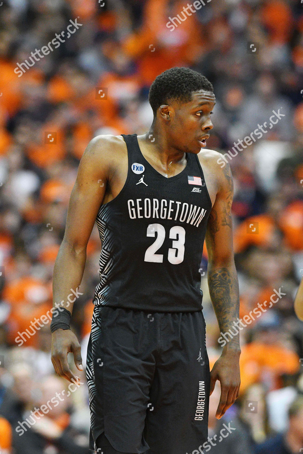 Georgetown Hoyas Freshman Forward Josh Leblanc Editorial Stock Photo ...