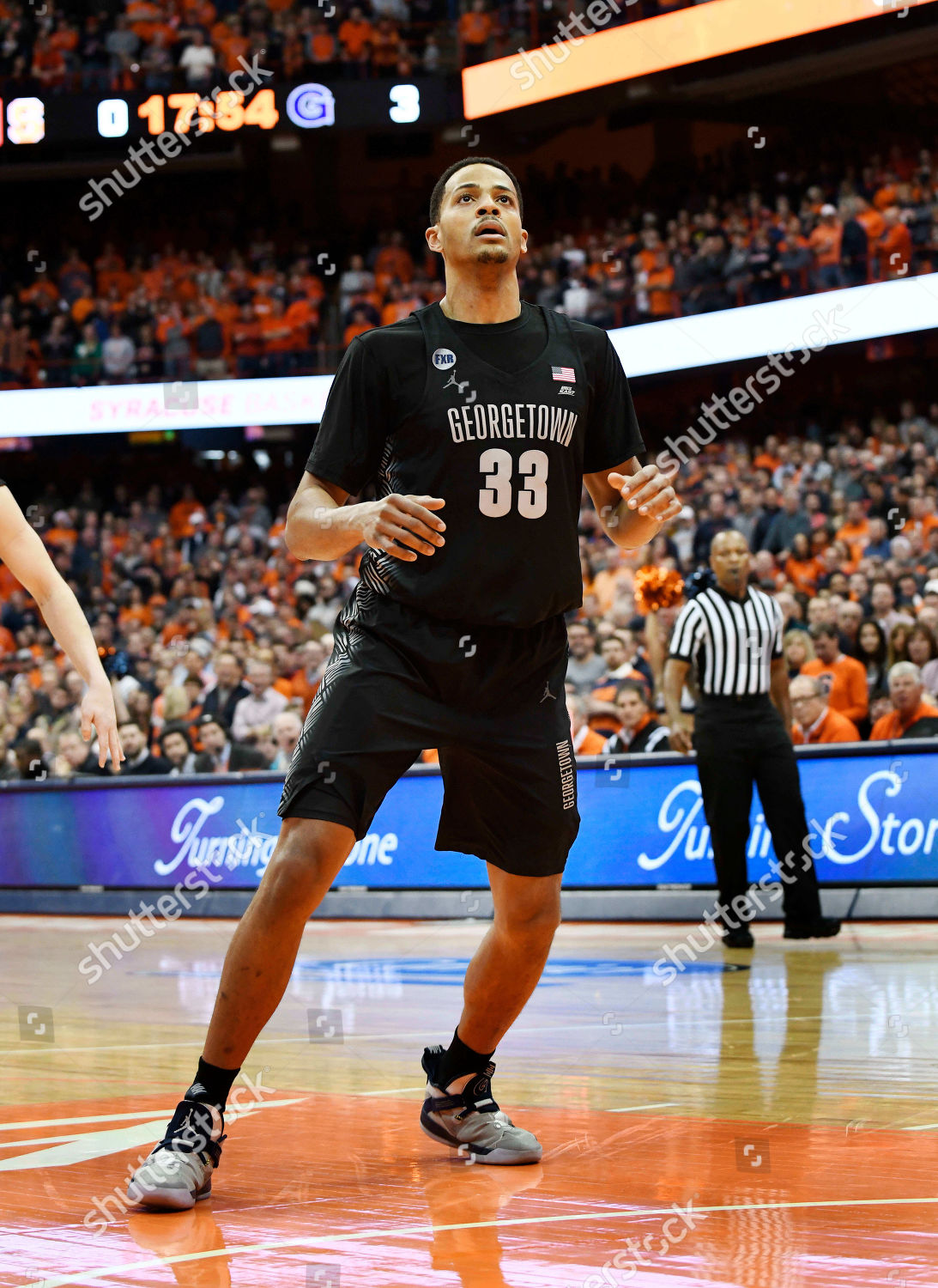 Georgetown Hoyas Forward Trey Mourning 33 Editorial Stock Photo - Stock ...
