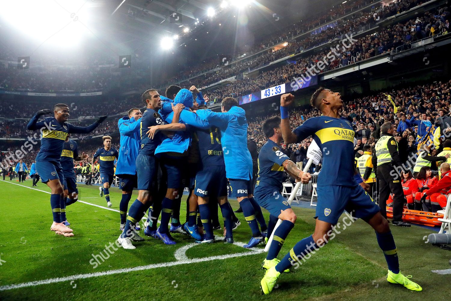 Boca Juniors Players Celebrate Their 10 Editorial Stock Photo - Stock ...