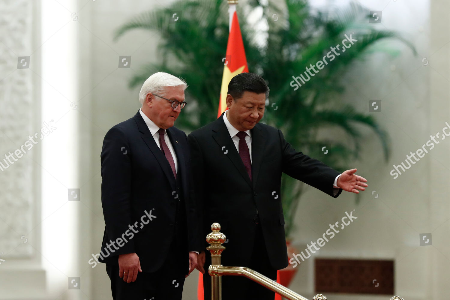 Chinese President Xi Jinping R Gestures Editorial Stock Photo - Stock ...