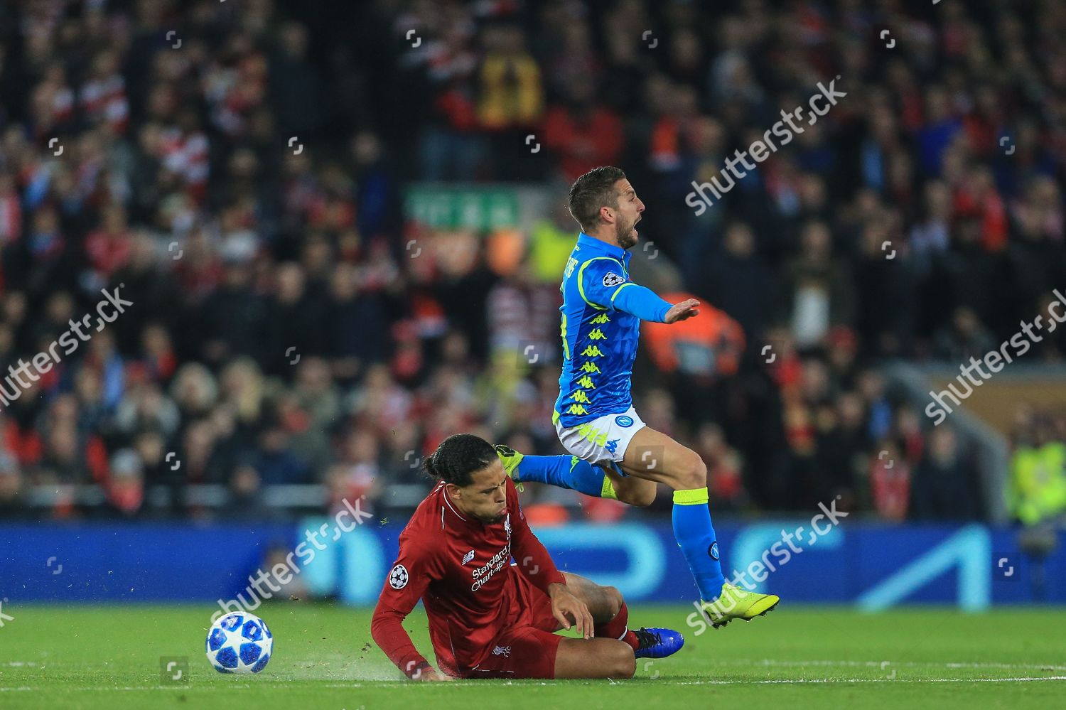 Virgil Van Dijk 04 Liverpool Slides Editorial Stock Photo - Stock Image ...