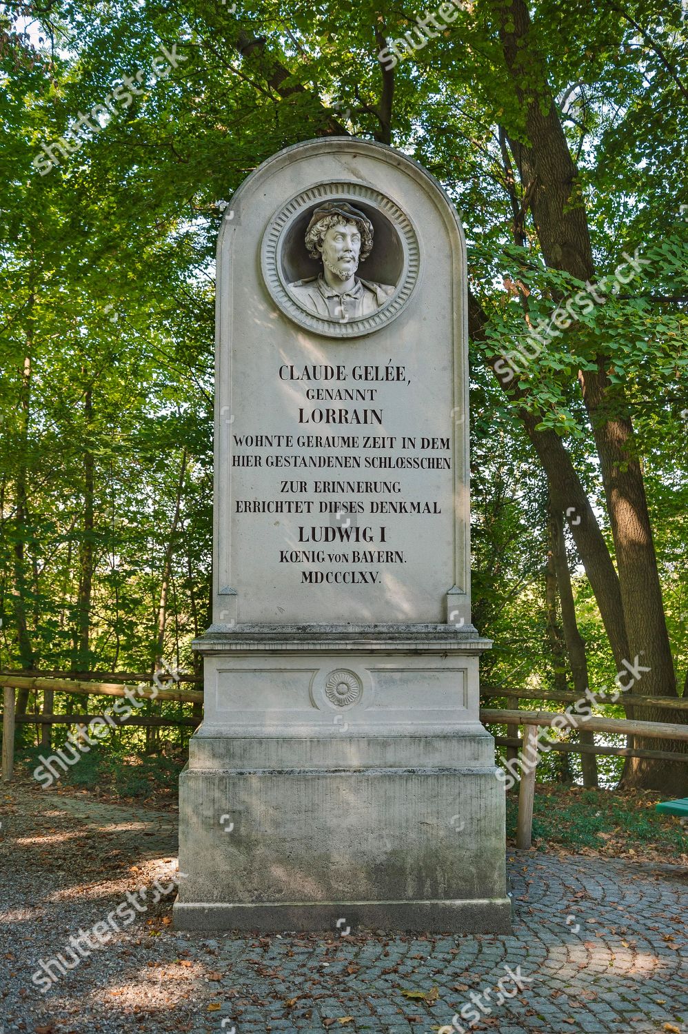 Memorial Stone Claude Gelee Called Claude Editorial Stock Photo - Stock ...