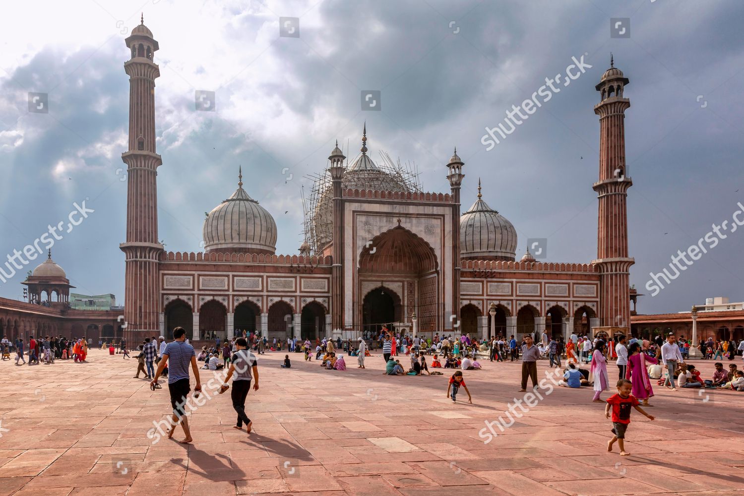 Jama Masjid Mosque New Delhi Delhi Editorial Stock Photo - Stock Image ...