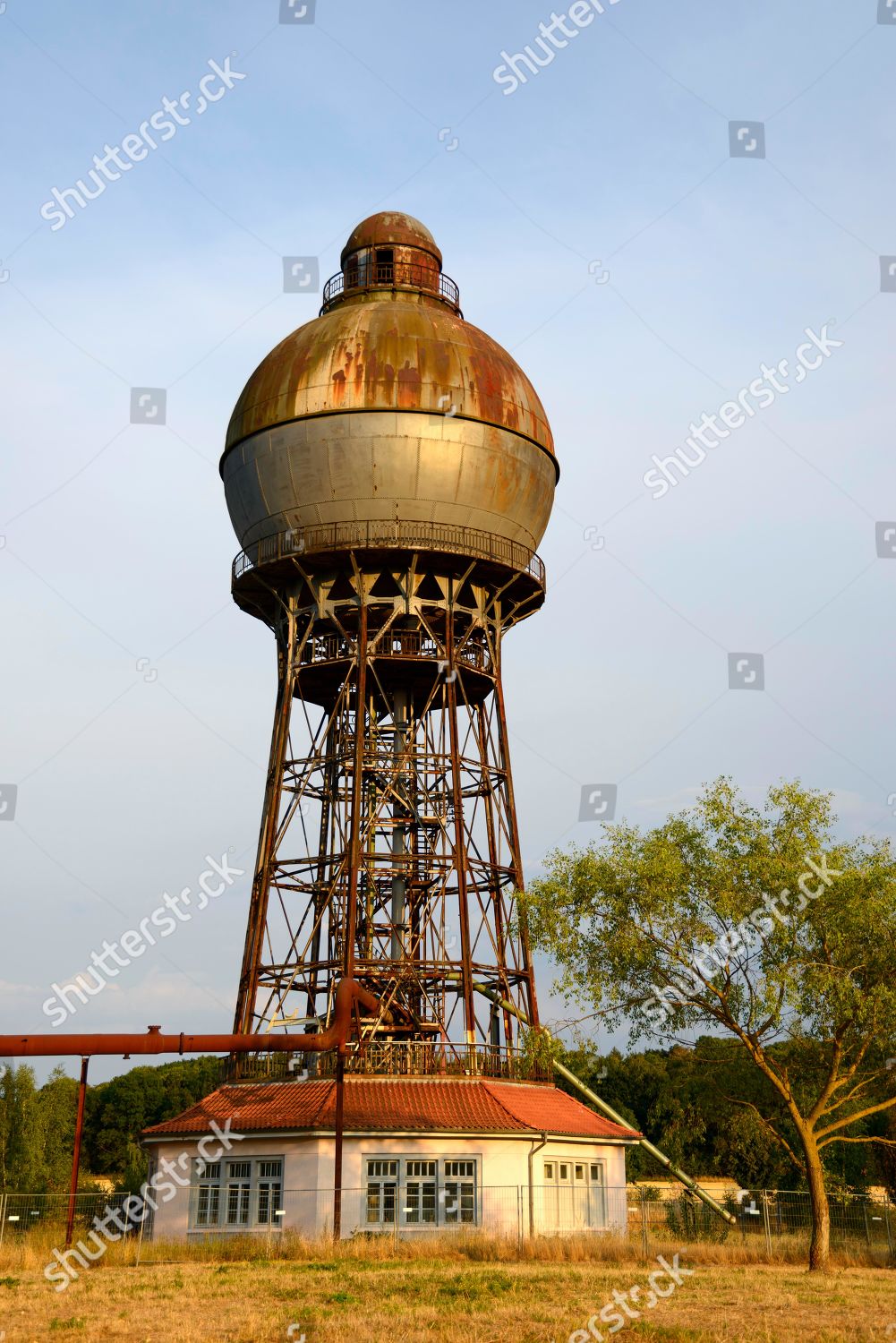 Historical Water Tower Built 1921 Ilseder Editorial Stock Photo - Stock ...