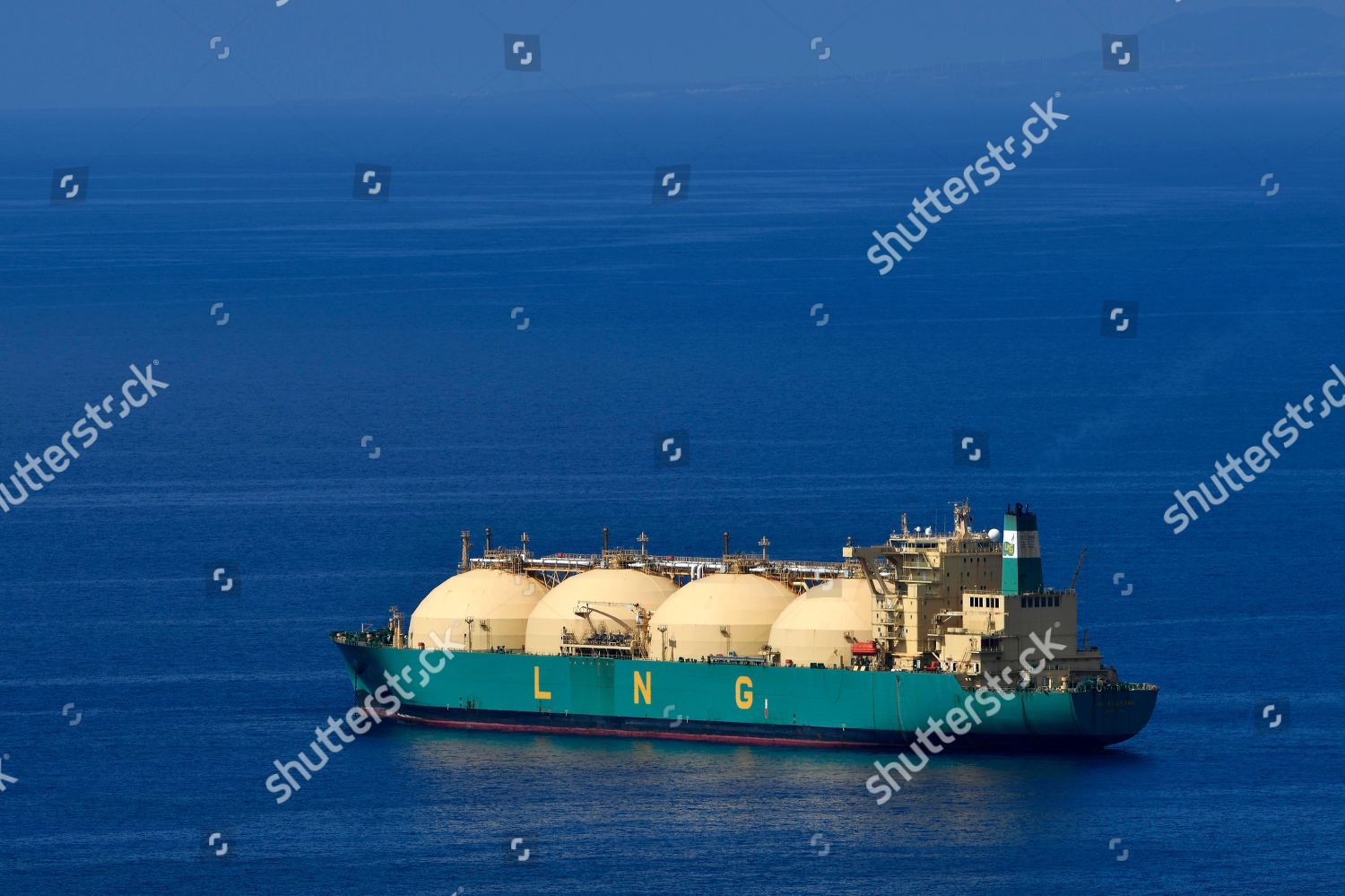 Lng Liquefied Natural Gas Tank Ship Editorial Stock Photo - Stock Image ...