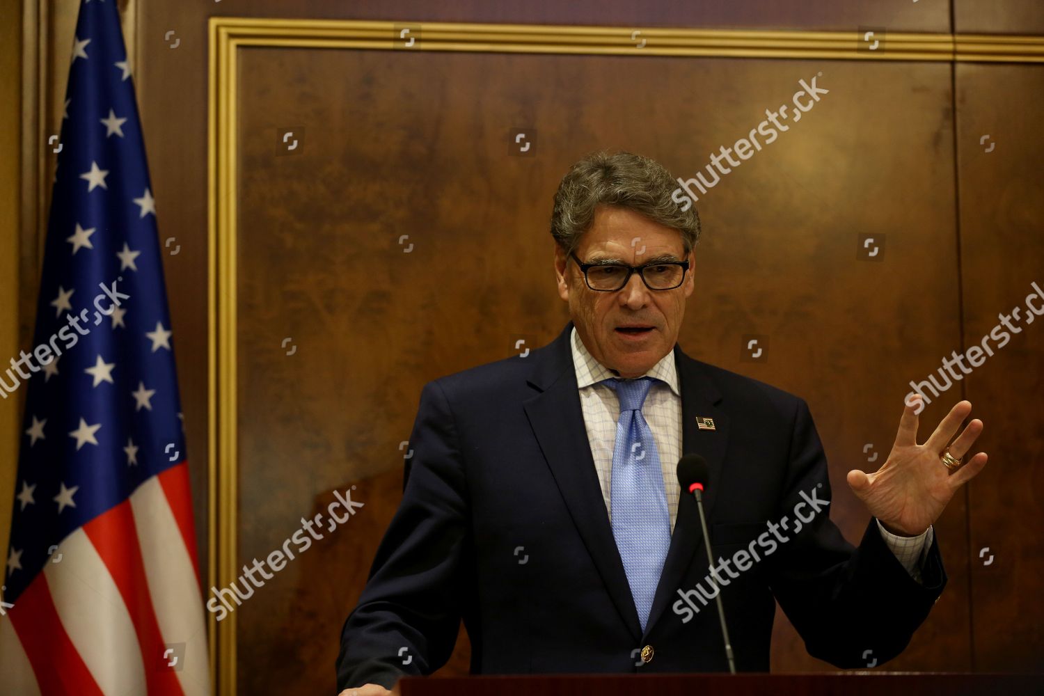 Us Energy Secretary Rick Perry Speaks Editorial Stock Photo - Stock ...