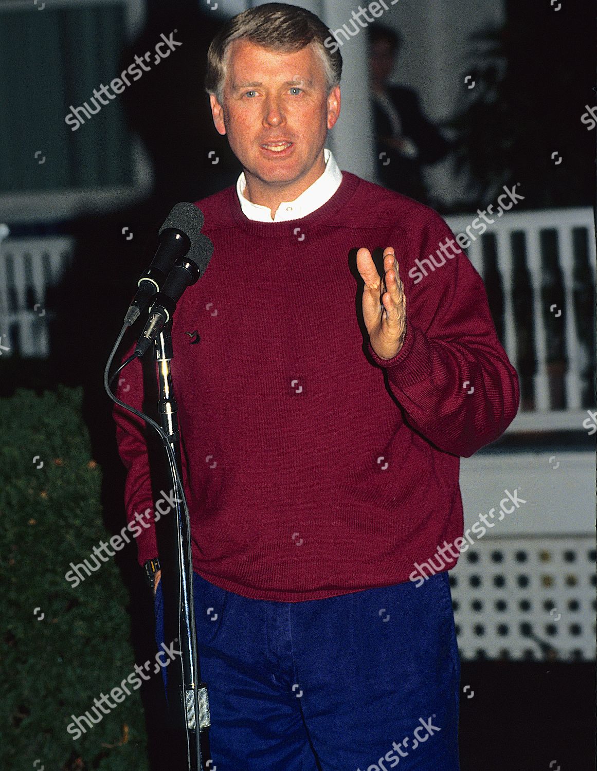 Vicepresident James Danforth Dan Quayle United Editorial Stock Photo ...