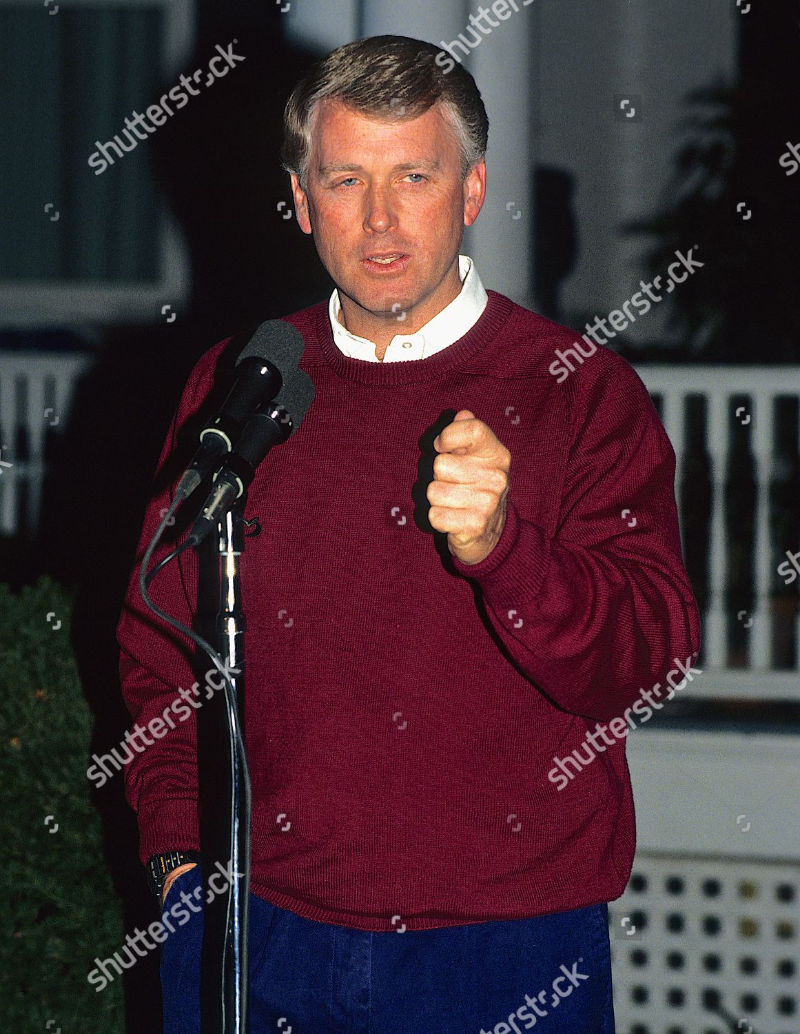 Vicepresident James Danforth Dan Quayle United Editorial Stock Photo ...