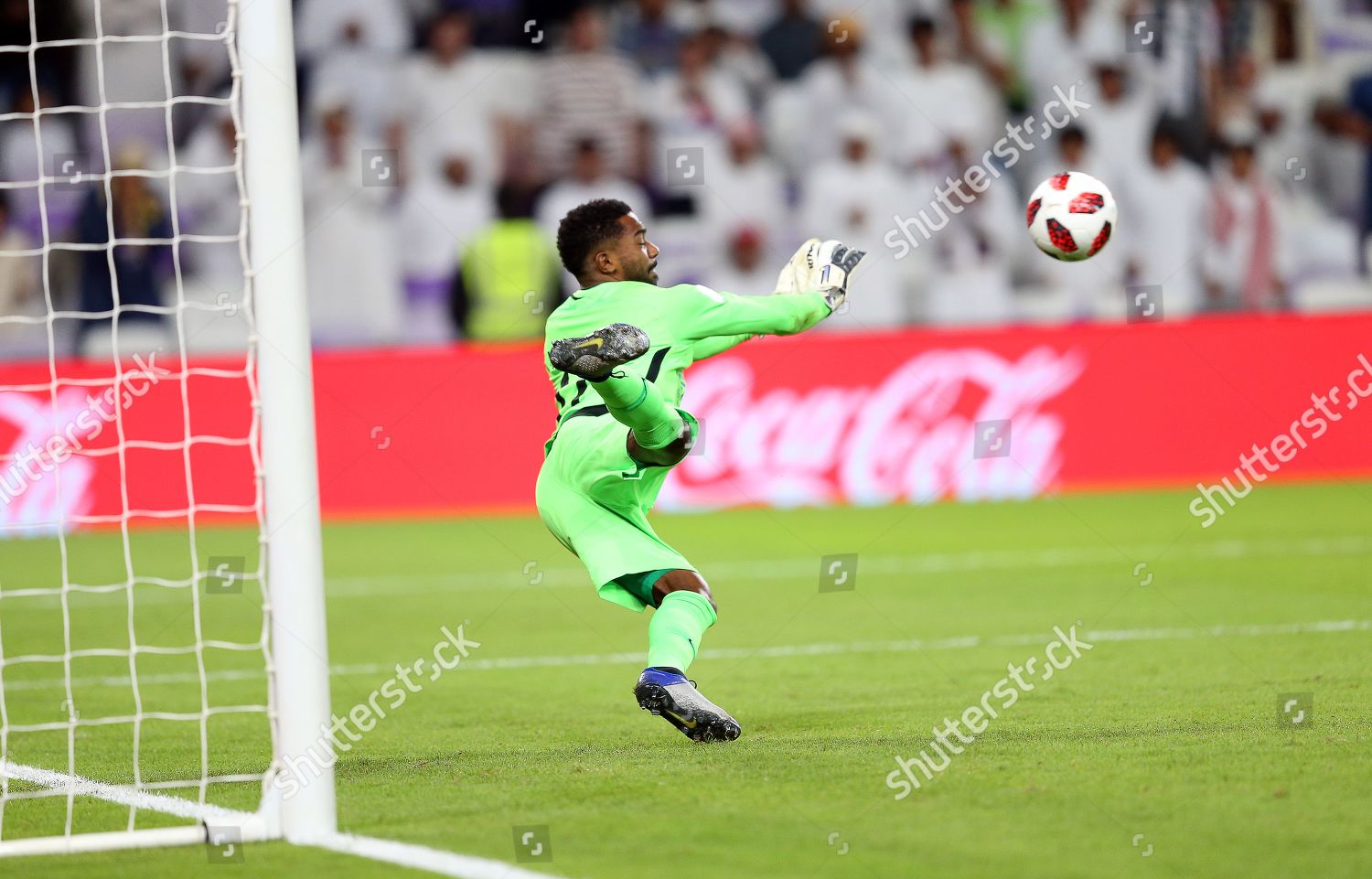 Al Ains Goalkeeper Khalid Eisa Saves Editorial Stock Photo - Stock ...