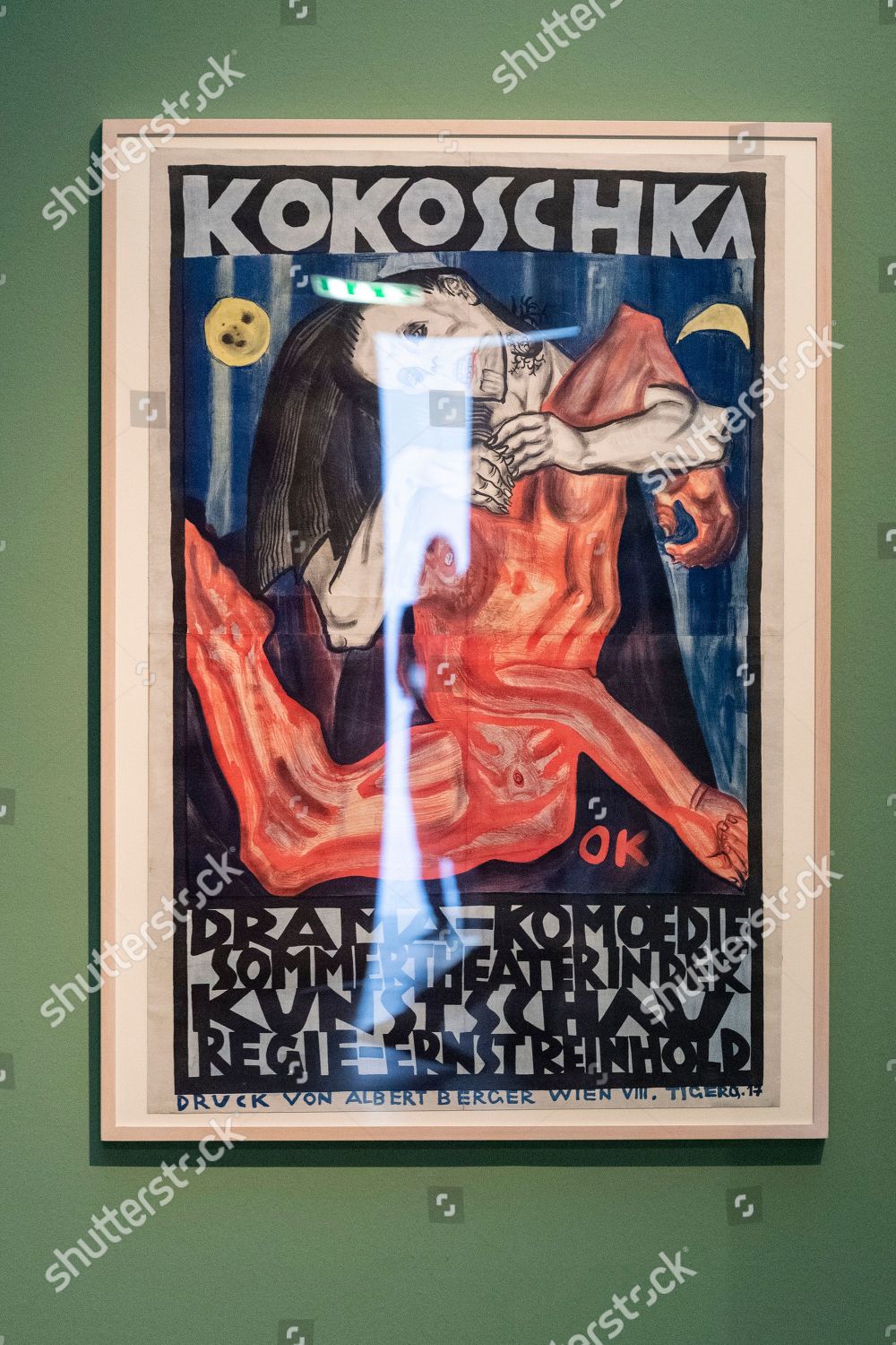 View On Artwork Pieta Poster Kokoschkas Editorial Stock Photo - Stock ...