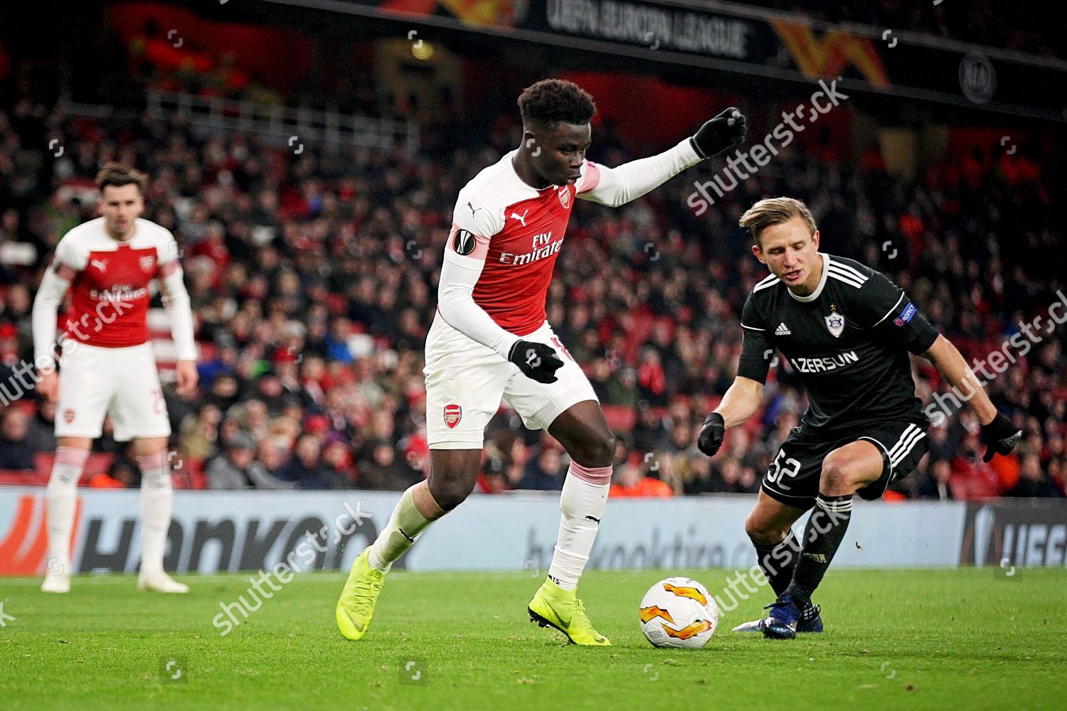 Arsenals Bukayo Saka 87 Charging Forward Editorial Stock Photo - Stock ...