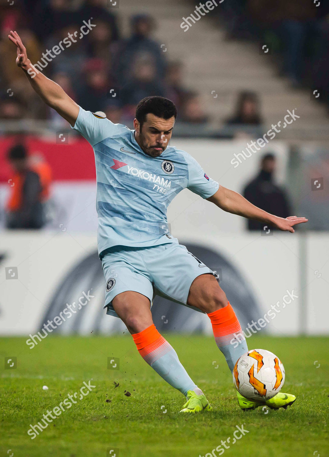 Pedro Rodriguez Chelsea Shoots On Goal Editorial Stock Photo - Stock ...