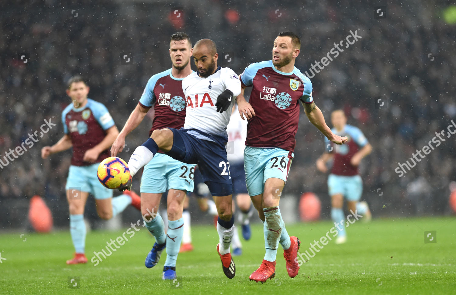 Lucas Moura Spurs Gets Between Kevin Editorial Stock Photo - Stock ...