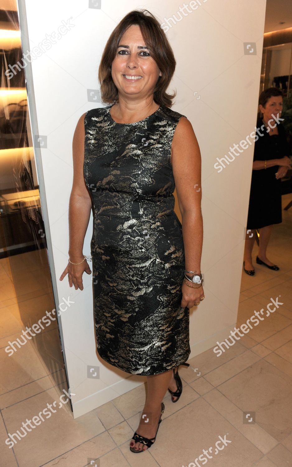 Alexandra Shulman Editor British Vogue Editorial Stock Photo - Stock ...