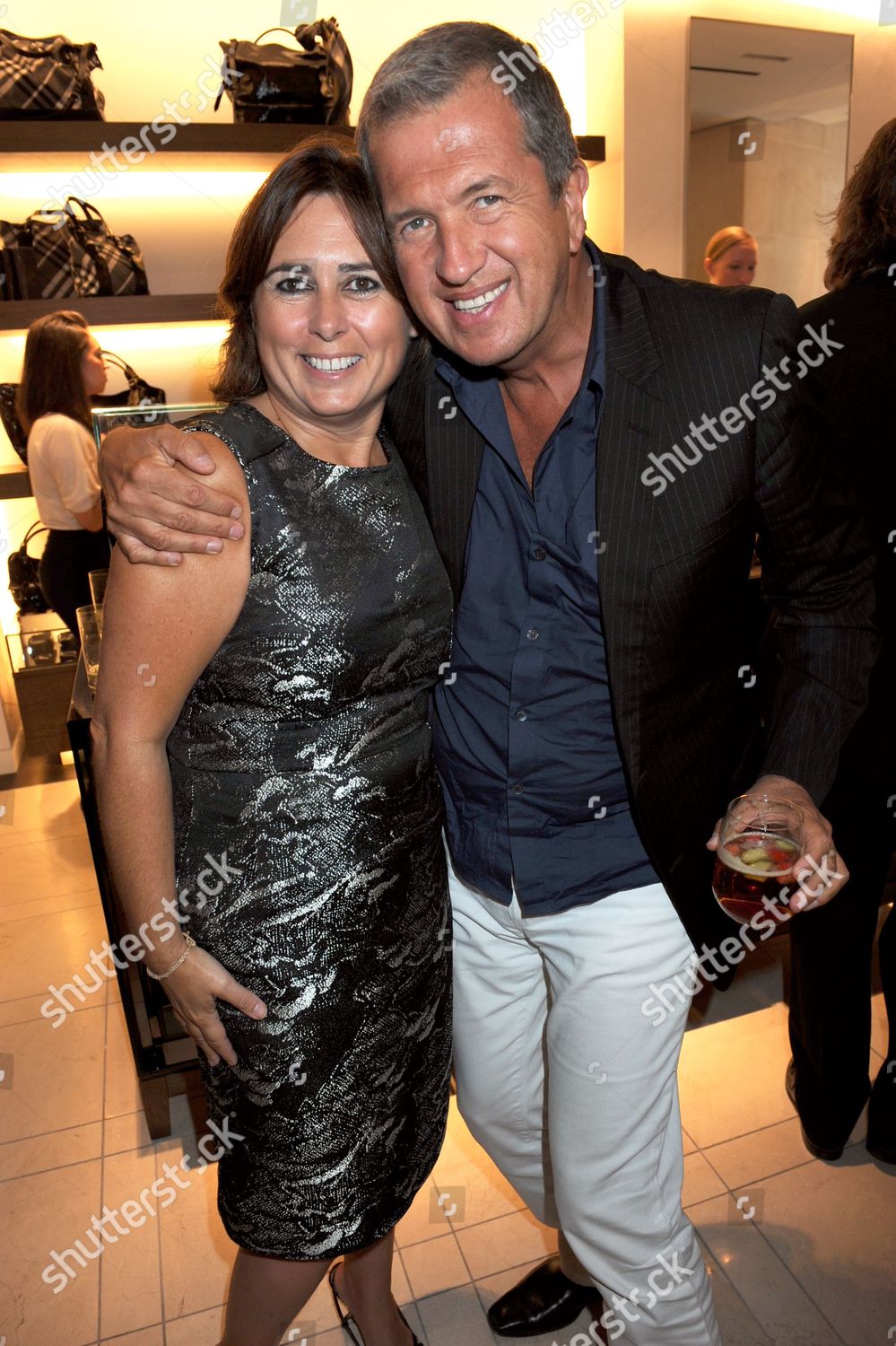 Alexandra Shulman Editor British Vogue Mario Editorial Stock Photo ...