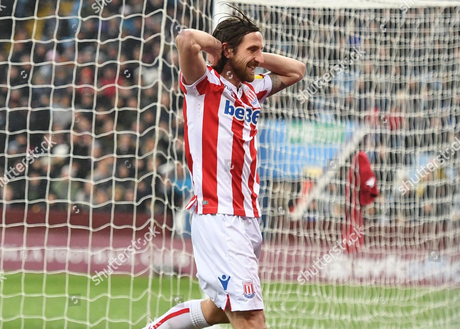 Joe Allen Stoke City Reacts After Editorial Stock Photo - Stock Image ...