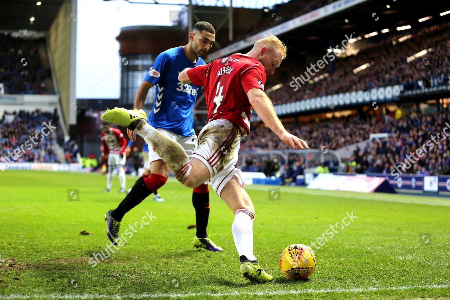 Hamilton Accademical Defender Ziggy Gordon 4 Editorial Stock Photo ...