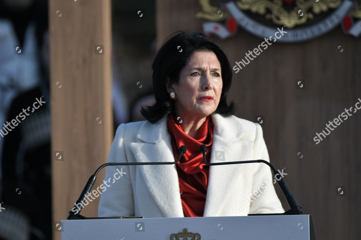 Georgias New President Salome Zurabishvili Takes Editorial Stock Photo ...