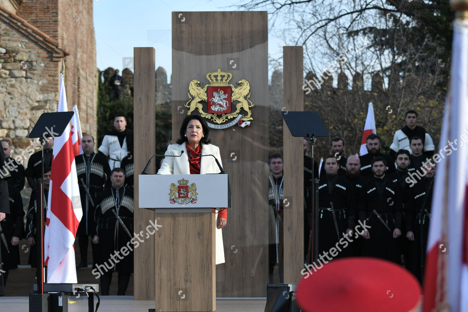 Georgias New President Salome Zurabishvili Takes Editorial Stock Photo ...