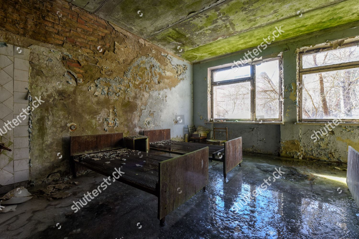 Abandoned Hospital City Pripyat Chernobyl Editorial Stock Photo - Stock ...