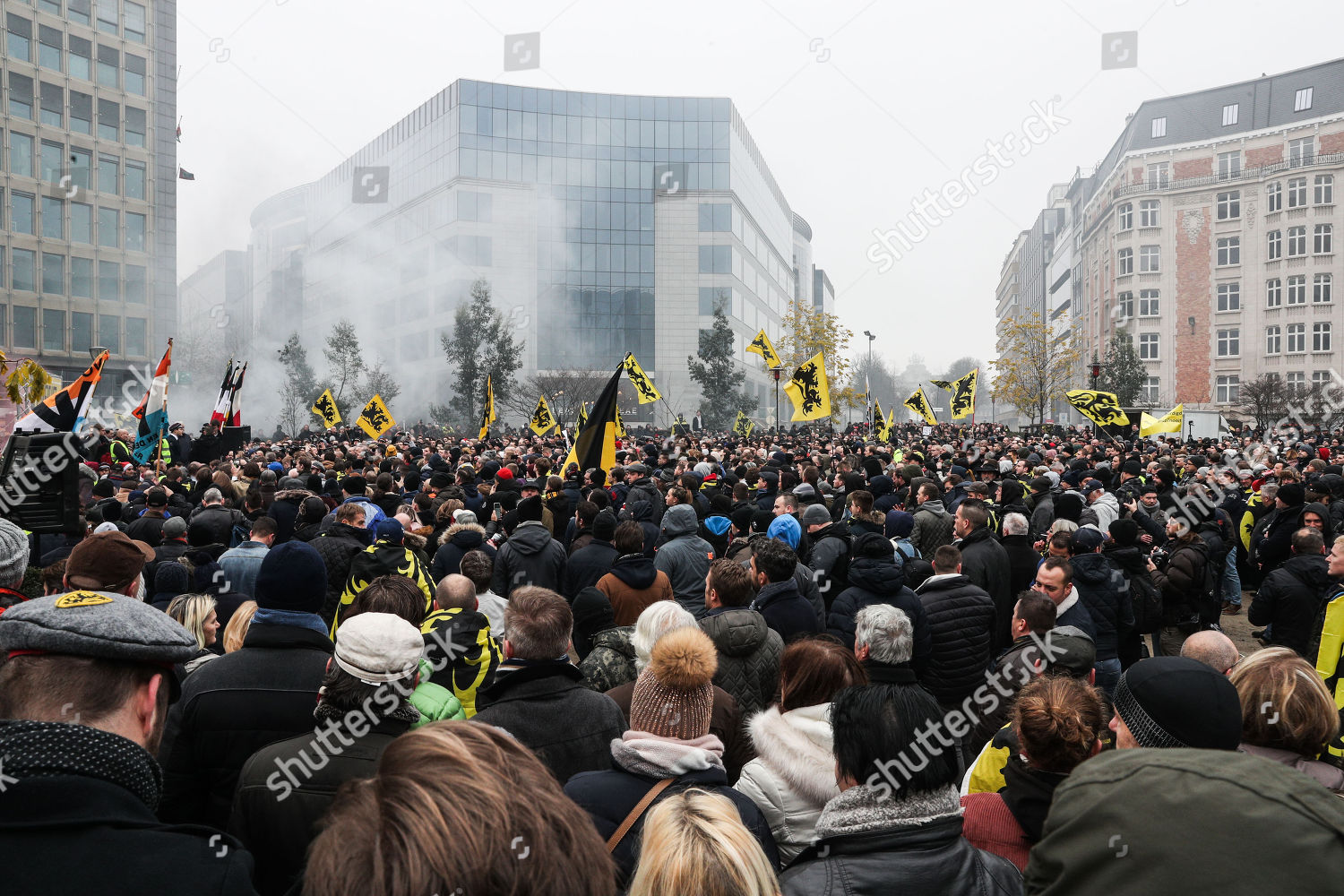 Rightwing Farright Protesters Attend March Against Editorial Stock ...
