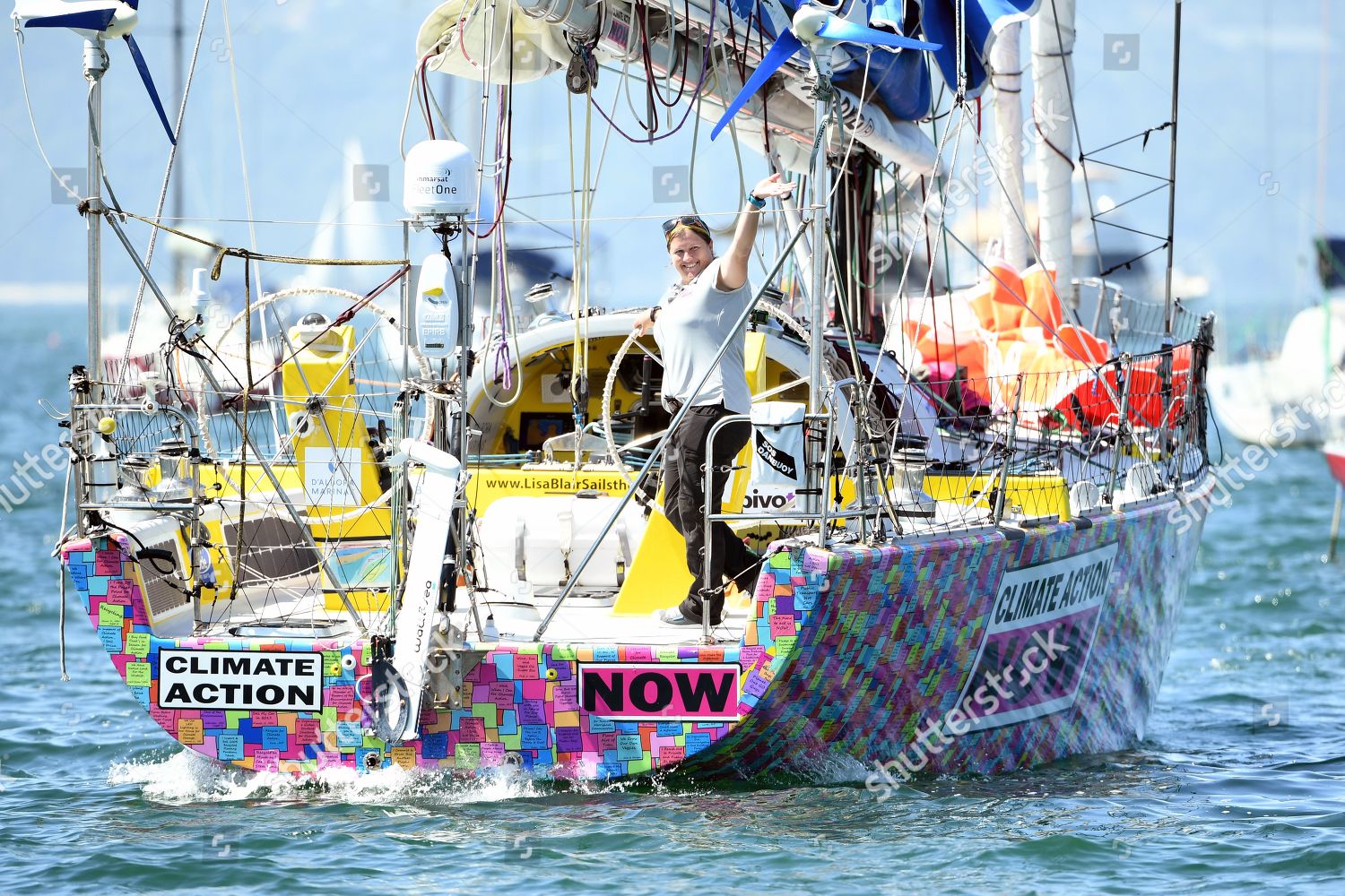 Australian Sailor Lisa Blair Arrives On Editorial Stock Photo - Stock ...