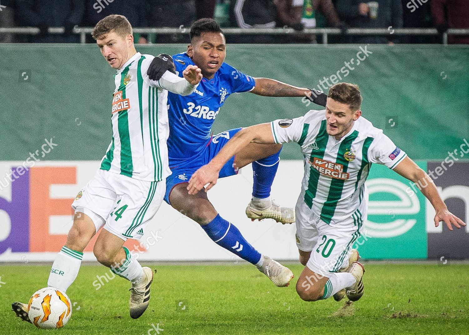 L-R STEPHAN AUER SK RAPID WIEN Editorial Stock Photo - Stock Image ...