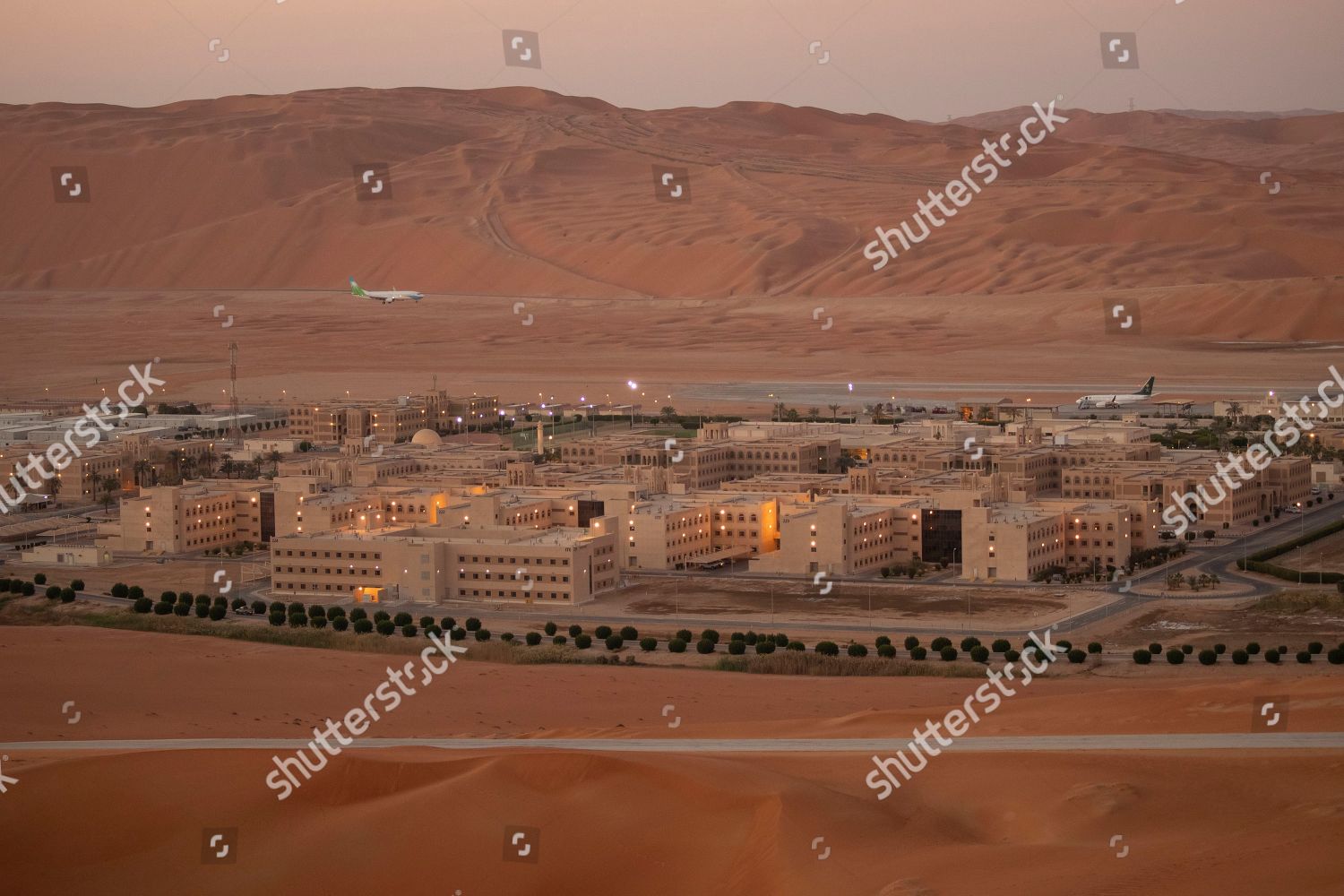 View Shaybah Oilfield Rub Alkhali Saudi Editorial Stock Photo - Stock ...