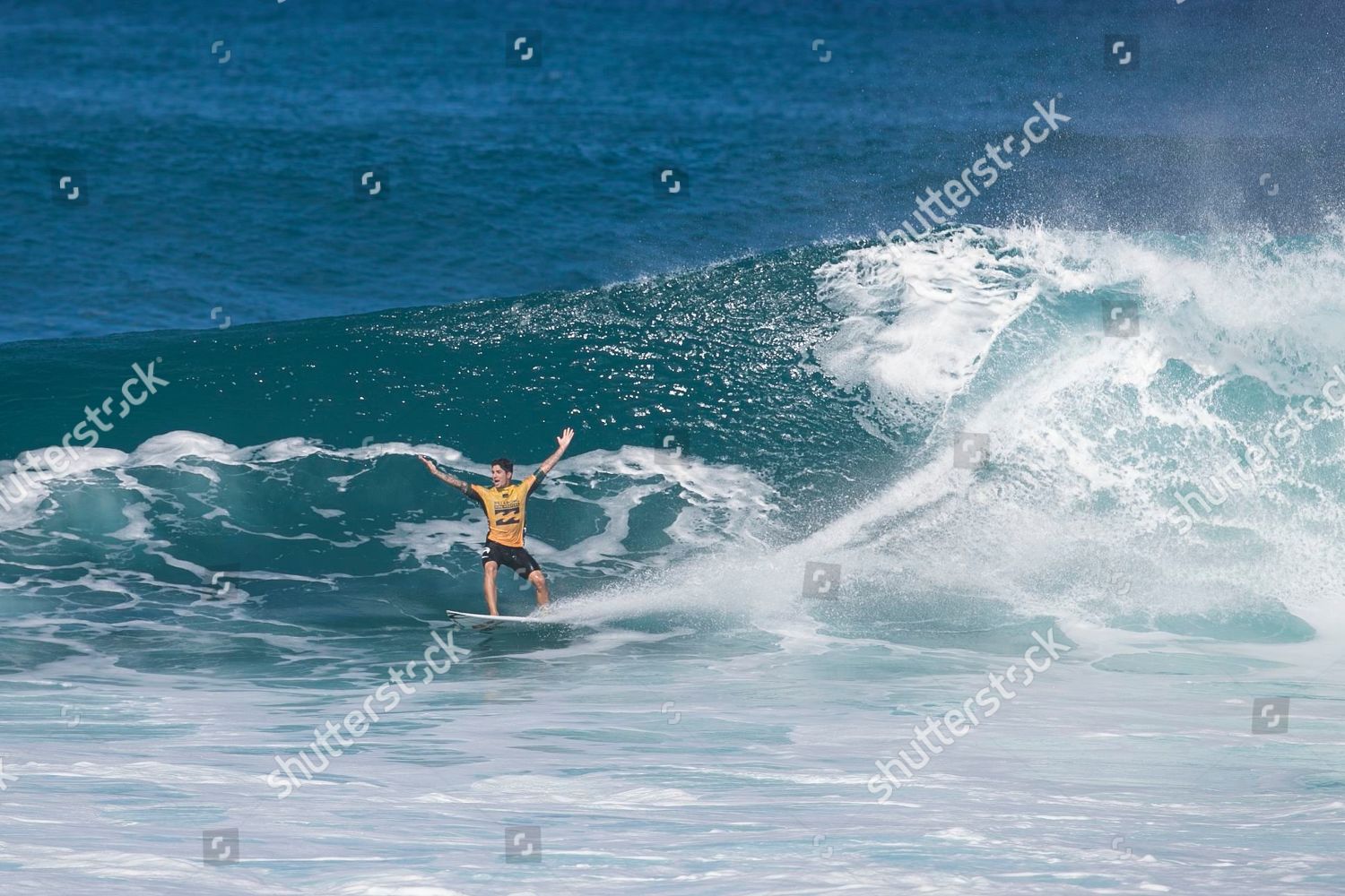 Gabriel Medina Comes Out Barrel During Editorial Stock Photo - Stock ...
