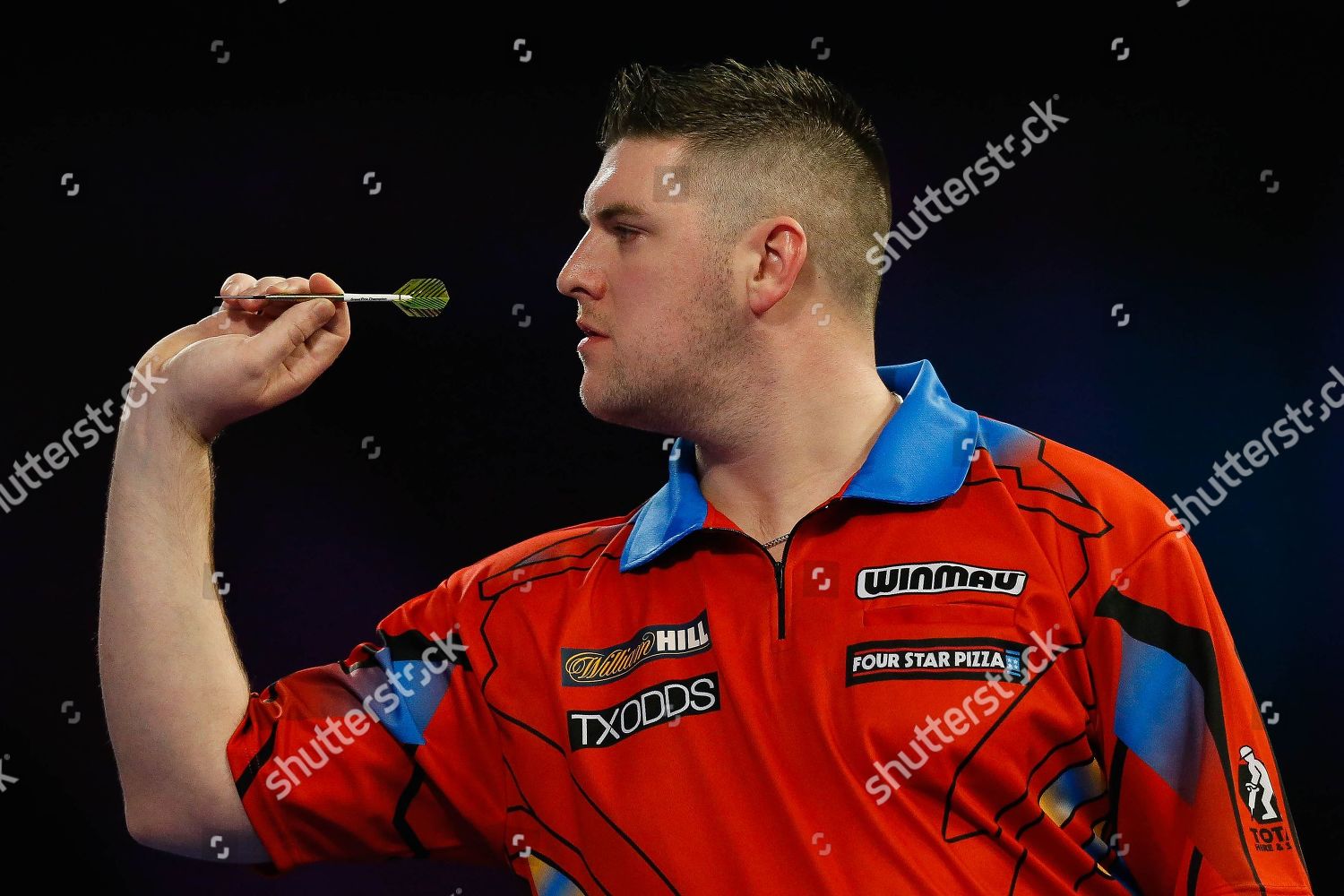 Superchin Daryl Gurney During Darts World Editorial Stock Photo - Stock ...