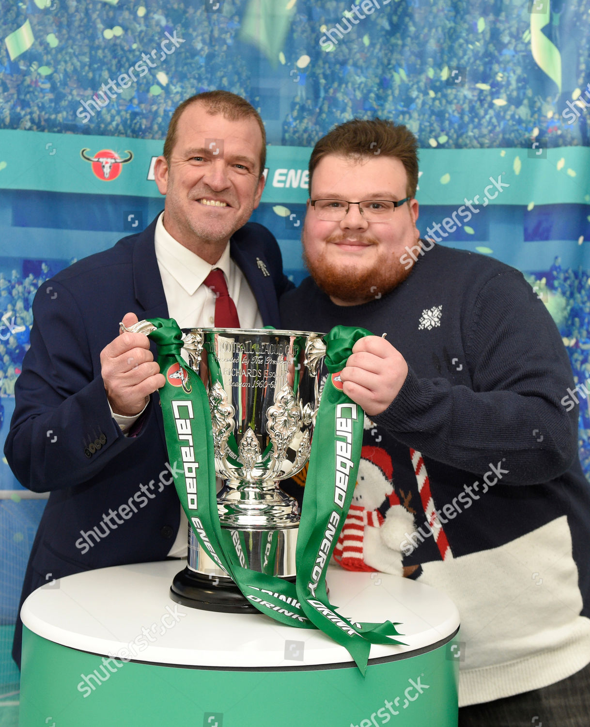 Exmiddlesbrough Player Neil Maddison Fans Pose Editorial Stock Photo ...