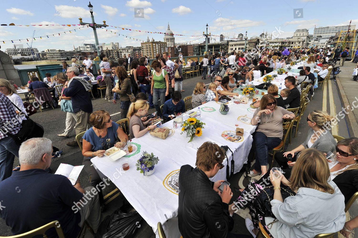 Feast On Bridge Brings Feasting Environment Editorial Stock Photo ...