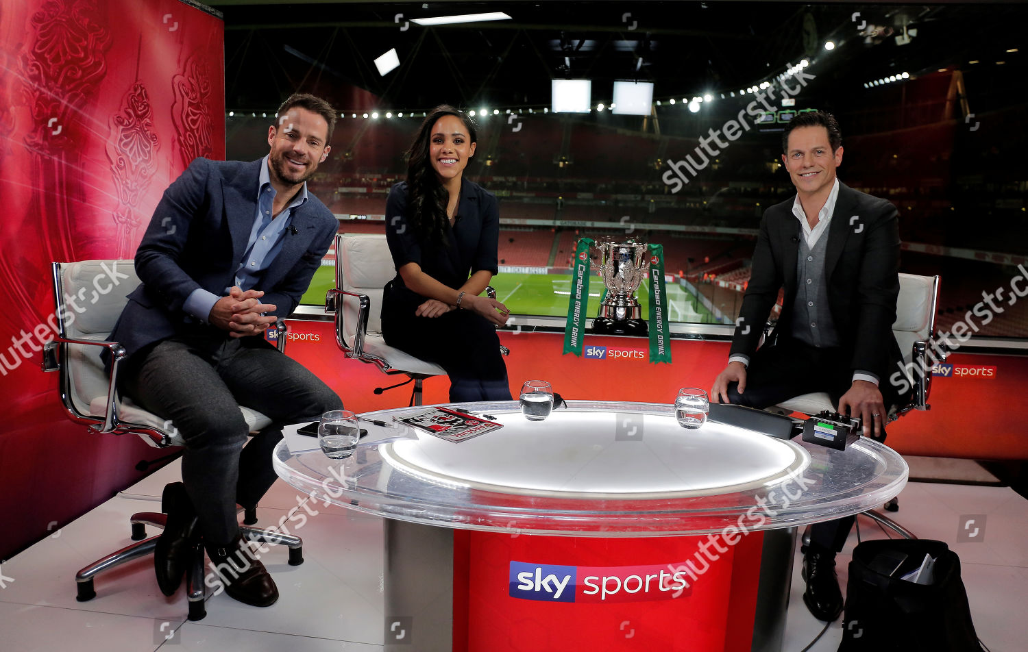 Sky Sports Presenters Jamie Redknapp Alex Editorial Stock Photo - Stock ...
